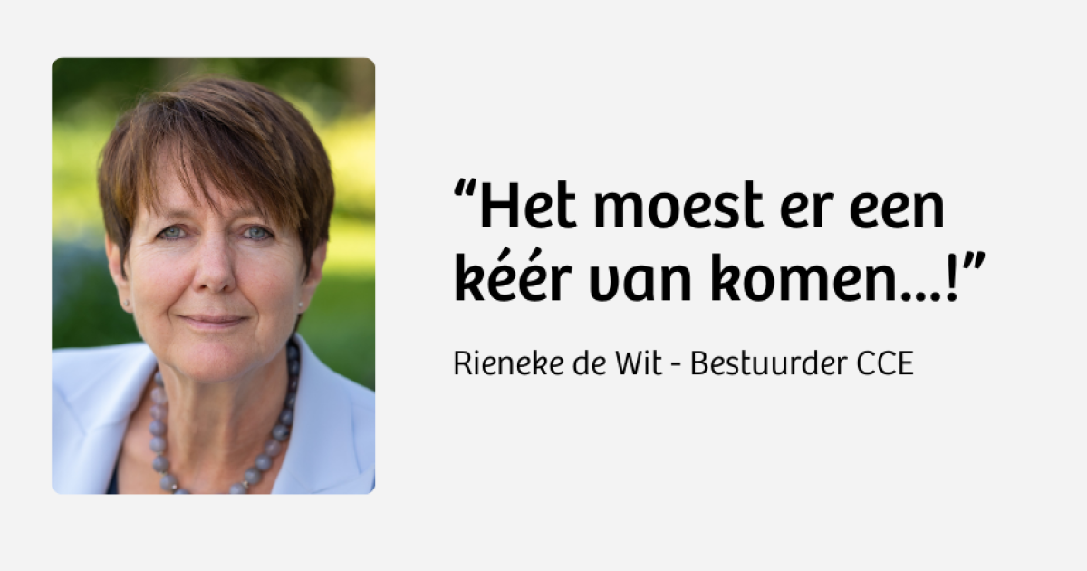 Nieuw hoofdstuk voor Rieneke de Wit | CCE (Centrum voor Consultatie en ...